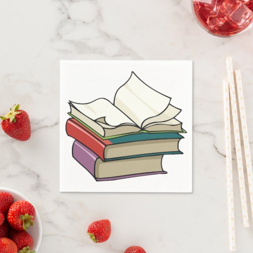 Open Book Paper Napkins | Zazzle