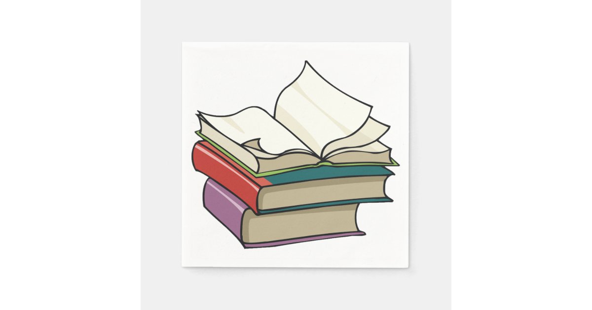 Open Book Paper Napkins | Zazzle