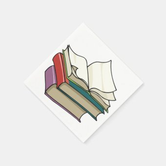 Open Book Paper Napkins | Zazzle