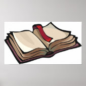 Open Book Poster | Zazzle