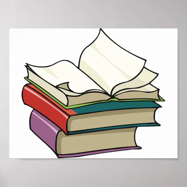 Open Book Poster | Zazzle