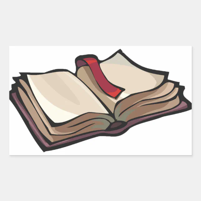 Open Book Stickers | Zazzle