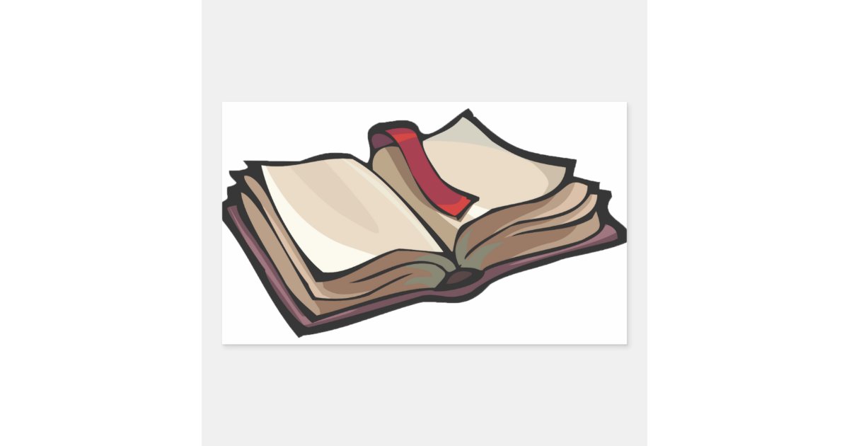 Open Book Stickers | Zazzle