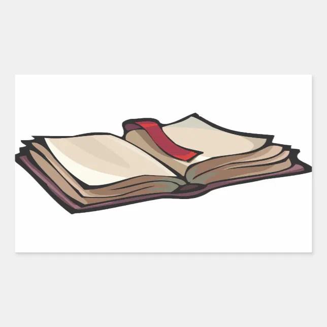 Open Book Stickers | Zazzle