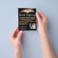 Open Book, Writers Book Signing Advertising Flyer | Zazzle