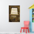 Open Card Catalog Poster | Zazzle