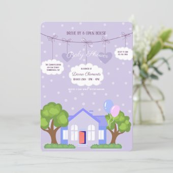 Open House Baby Shower Invitation | Zazzle