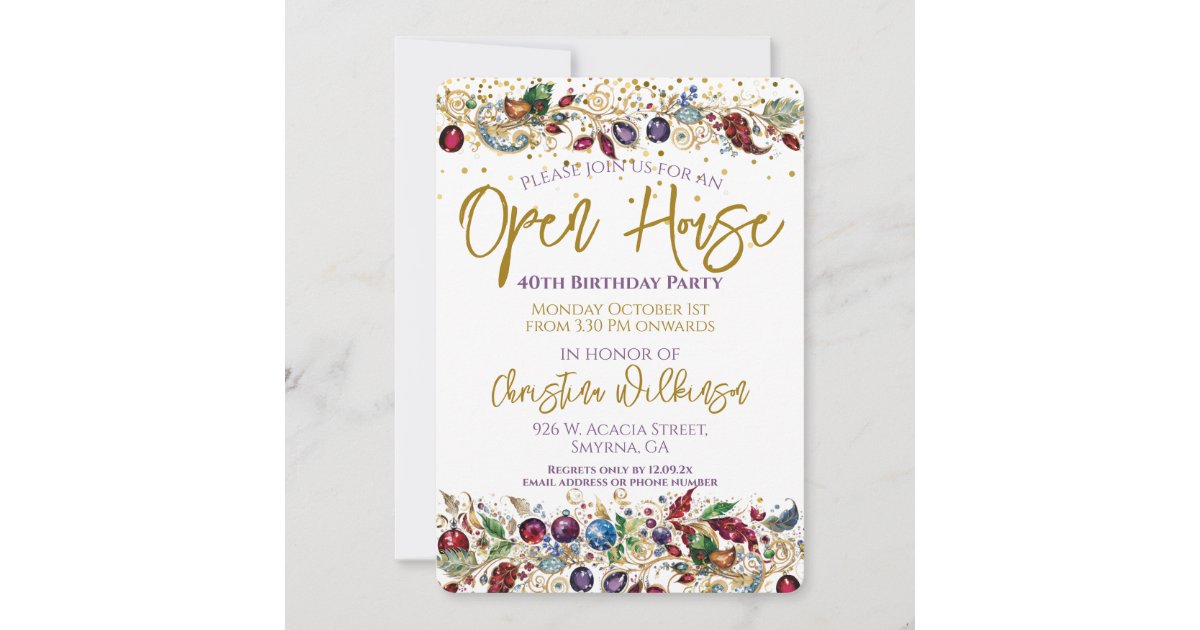 Open House Birthday Party Invitation | Zazzle