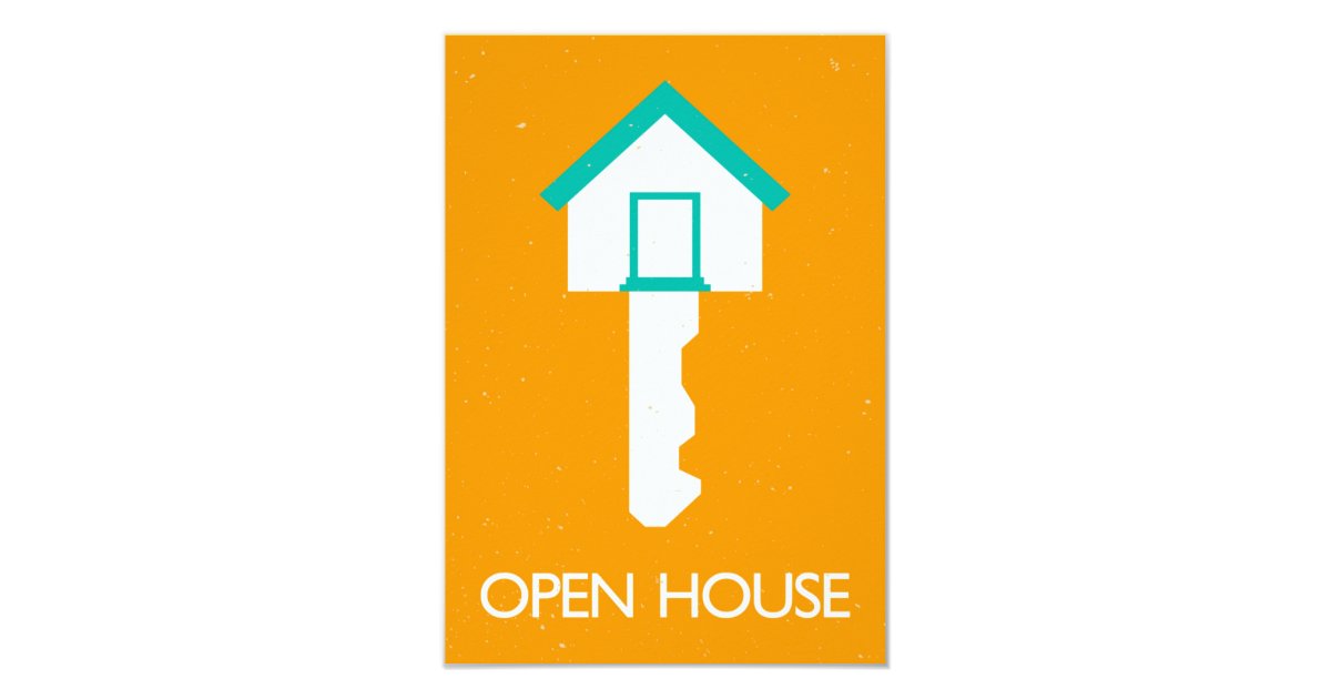 open house housekey invitation | Zazzle.com