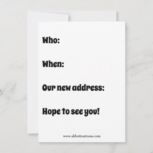 Open House Humorous Invitations "Spectickles" | Zazzle