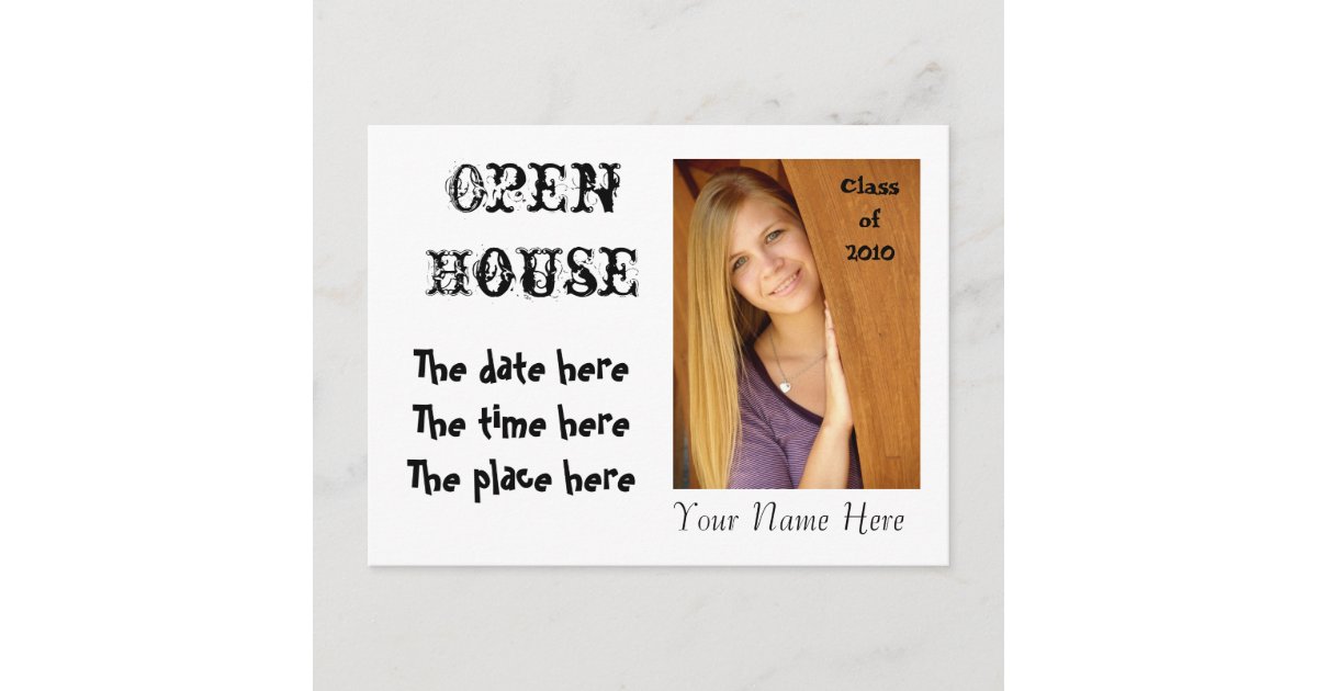 Open House Invitation - you design it - Customized | Zazzle