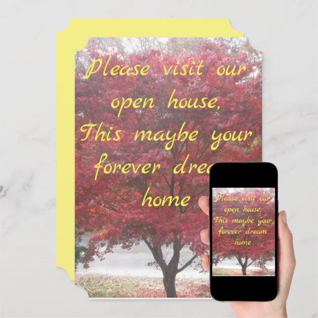 Open House Invitations | Zazzle