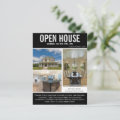Open House Modern Real Estate Company Listing Postcard | Zazzle