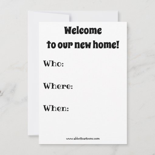 Open House/New Home Invitations | Zazzle