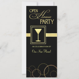 Open House Party Invitations | Zazzle