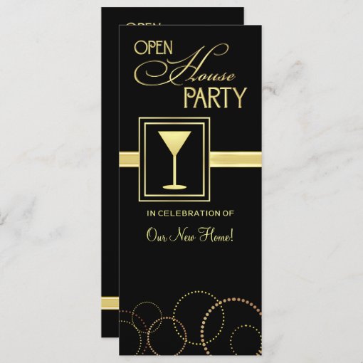 Open House Party Invitations | Zazzle