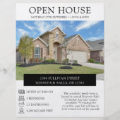 Open House Property Listing Real Estate Flyer | Zazzle