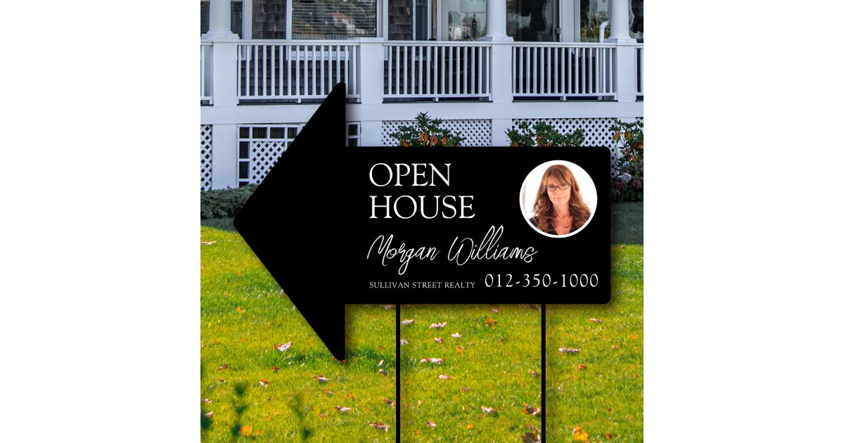 Open House Real Estate Marketing Sign | Zazzle