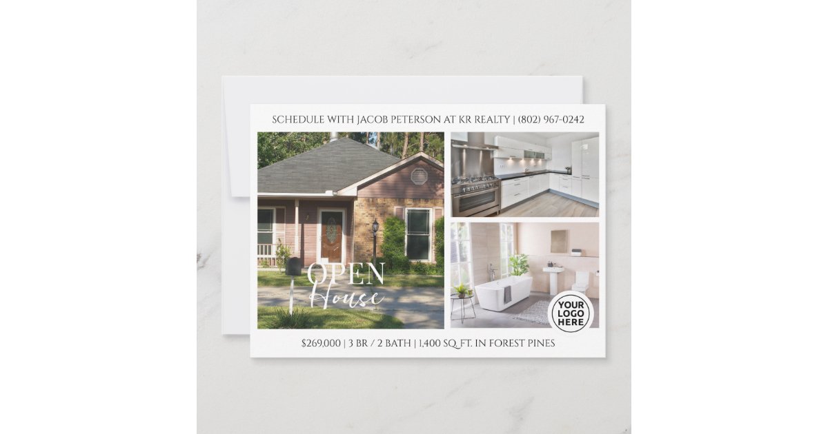 Open House | Real Estate Property Flyer Invitation | Zazzle