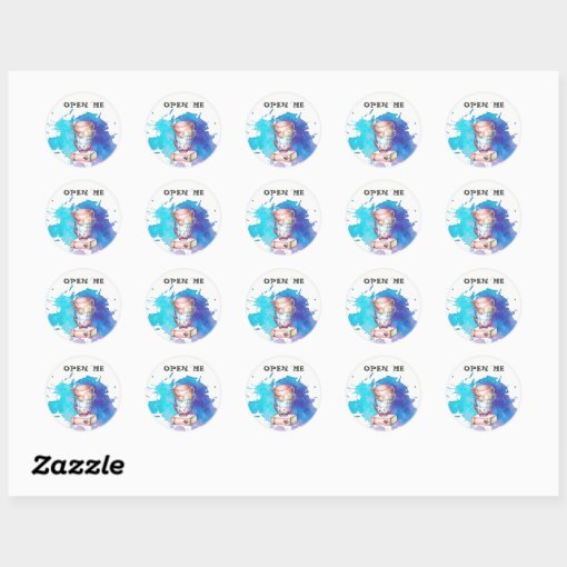 Open Me, Tea Party Stickers | Zazzle