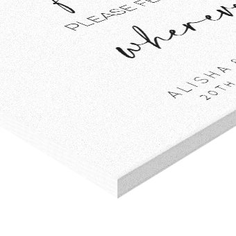 Open Seating Wedding Sign // No Seating Plan | Zazzle