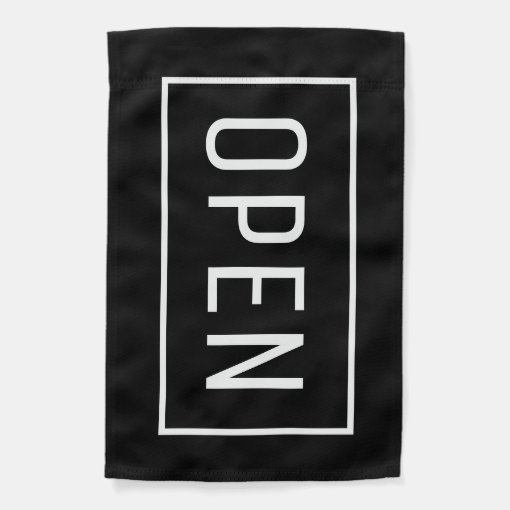 OPEN SIGN FLAG | Zazzle