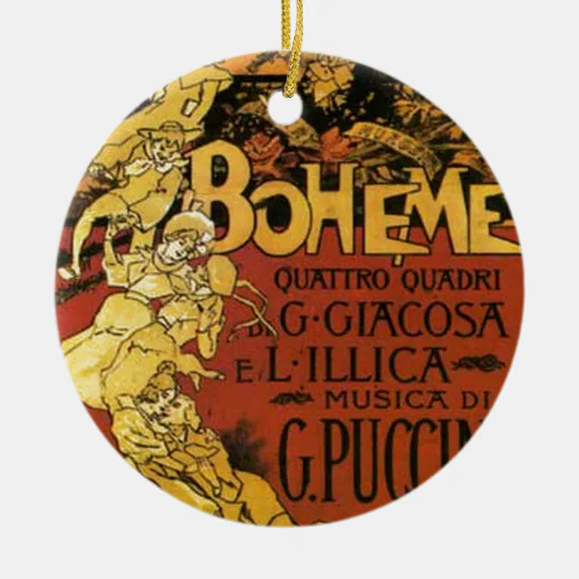 opera art ceramic ornament | Zazzle