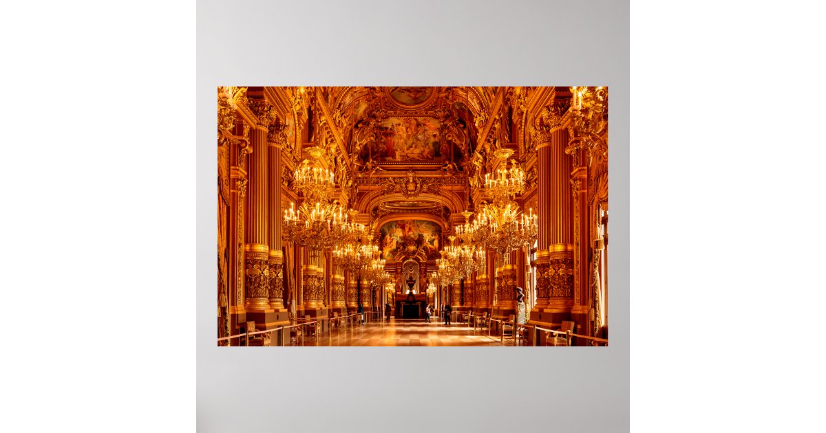Opera National de Paris Garnier in France Poster | Zazzle