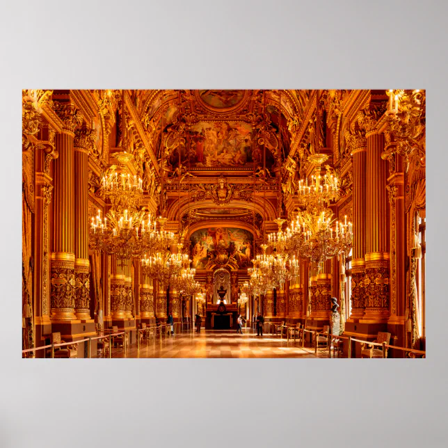 Opera National de Paris Garnier in France Poster | Zazzle