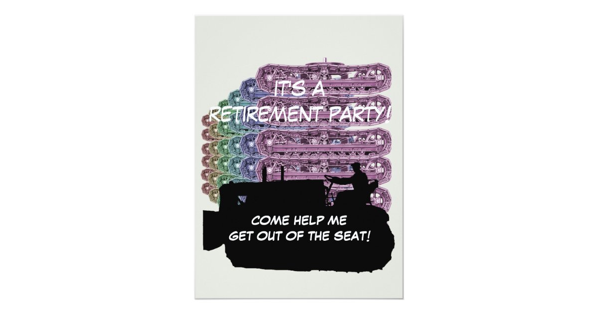 Operating Engineers Bulldozer Operator Retirement Card | Zazzle.com