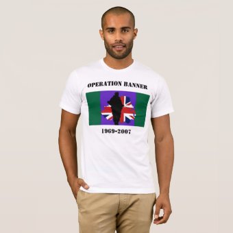 Operation Banner T-Shirt | Zazzle
