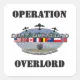 Operation Overlord 1944 Square Sticker | Zazzle
