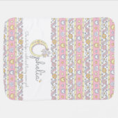 Ophelia name and meaning hearts girls baby blanket | Zazzle