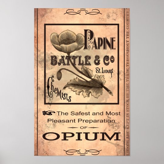 Opium-1883 Poster | Zazzle.com