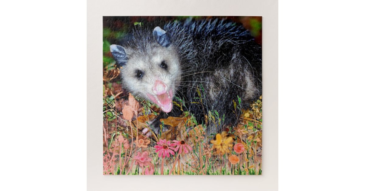 Opossum Animal Jigsaw Puzzle | Zazzle