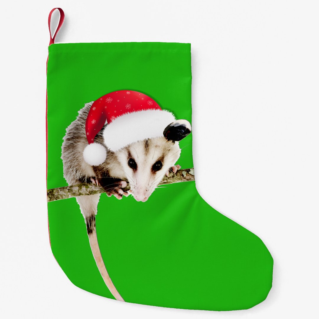 Opossum Christmas Stocking | Zazzle