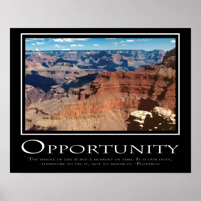Opportunity Poster | Zazzle