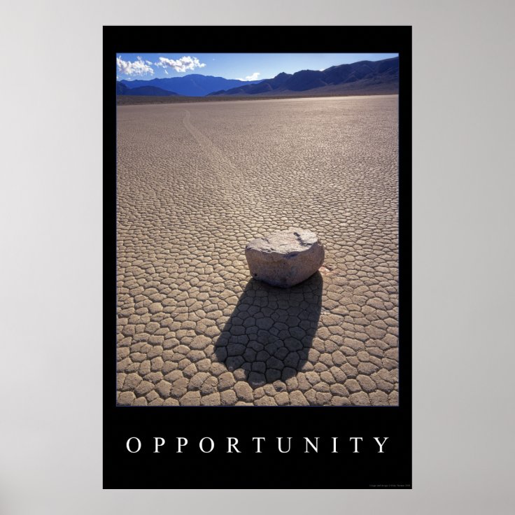 Opportunity Poster | Zazzle