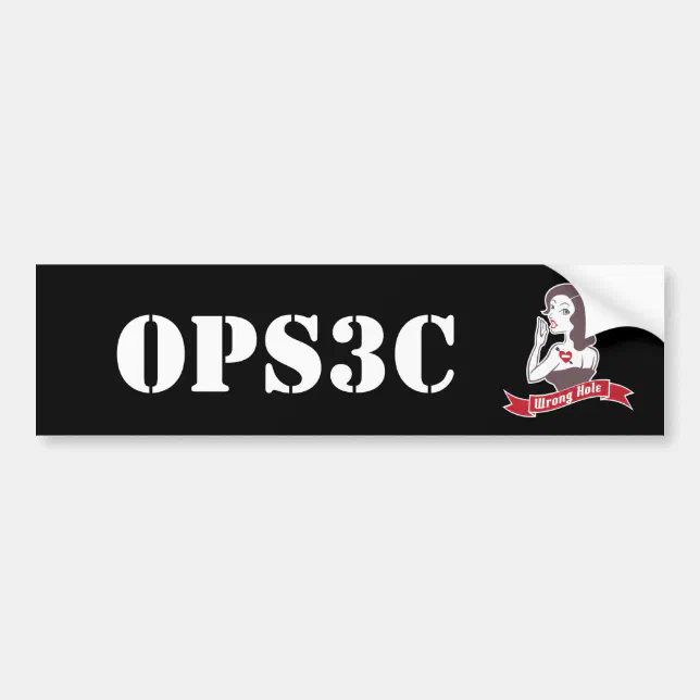 Opsec Bumper Sticker | Zazzle