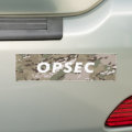 OPSEC - Operations Security Bumper Sticker | Zazzle