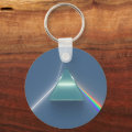 Optic Prism Refracting and Reflecting Light Keychain | Zazzle