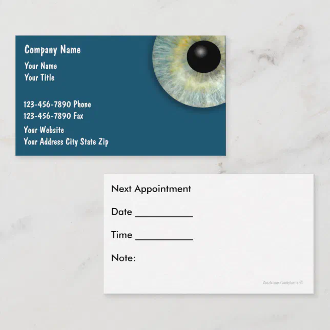 Optical Business Cards | Zazzle