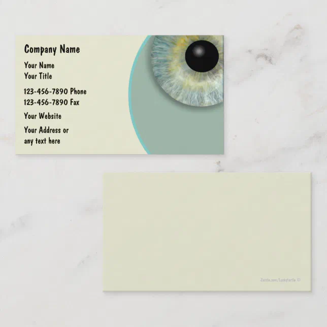 Optical Business Cards | Zazzle