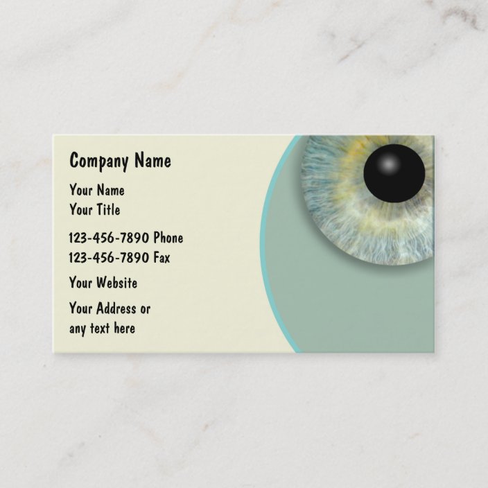 Optical Business Cards | Zazzle.com