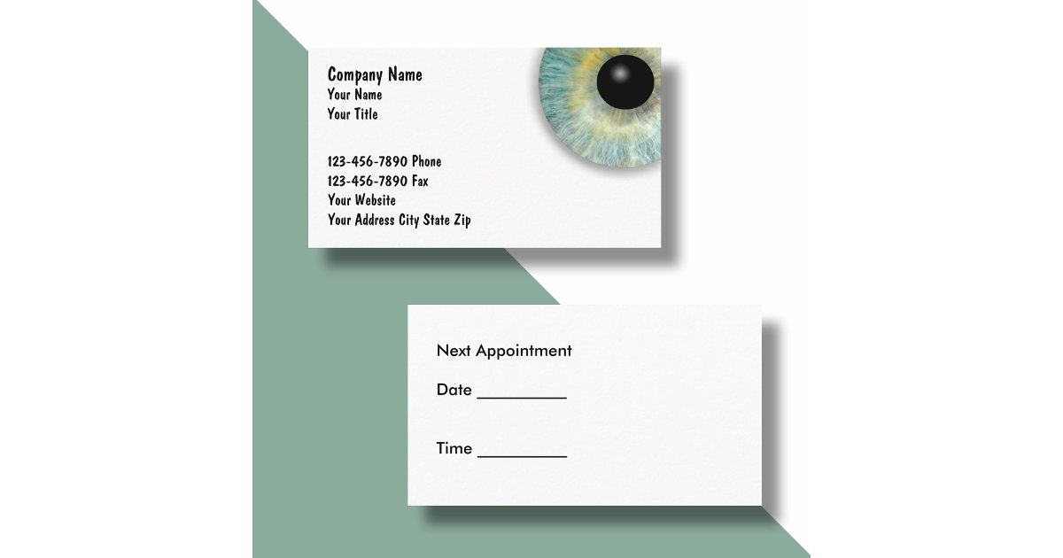 Optical Business Cards | Zazzle