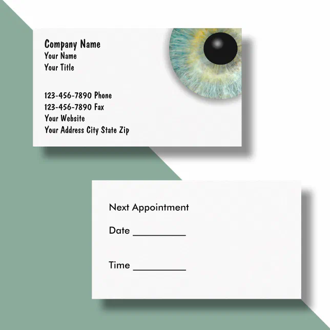 Optical Business Cards | Zazzle