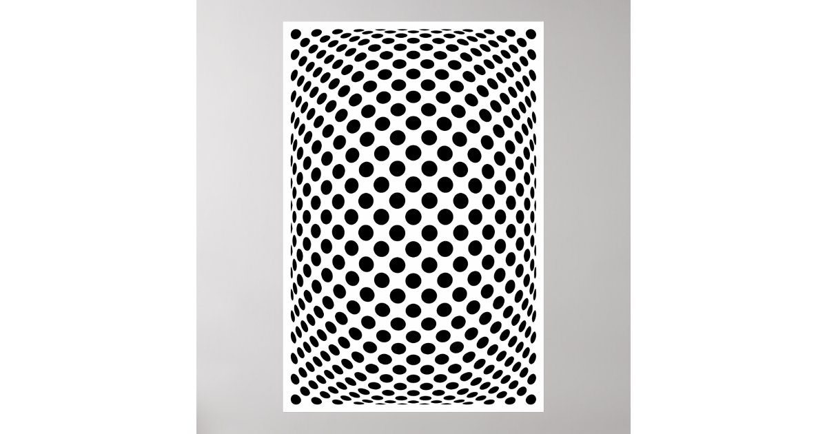 Optical Dots 4 Poster | Zazzle