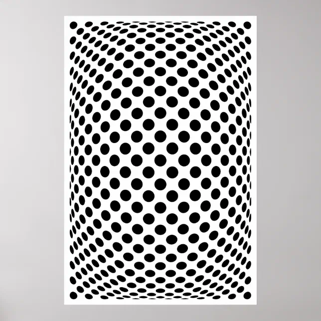 Optical Dots 4 Poster | Zazzle