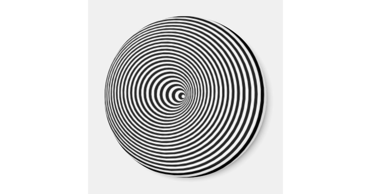 Optical Illusion Magnet | Zazzle