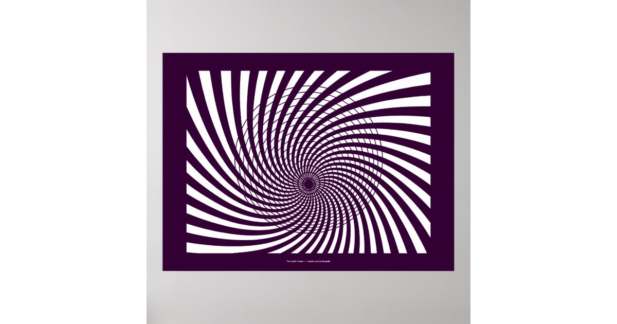 OPTICAL ILLUSION Poster I | Zazzle
